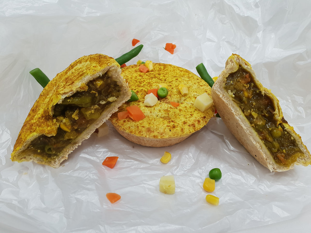 Simply Pies Wrapped Vegan Gourmet Curried Lentil & Vegetable Pies Box – Yummy Direct