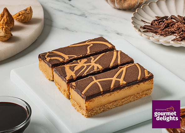 Priestley's Gluten Free Caramel Slice Box of 15 – Yummy Direct