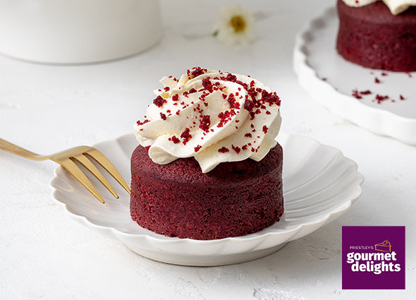 Priestley's Individual Red Velvet Cake Box of 8 – Yummy Direct