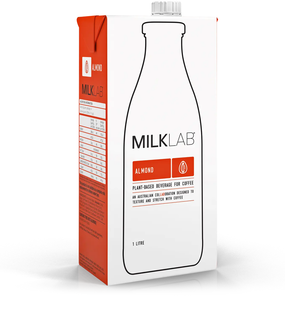 MilkLab Almond Milk 1L Box of 8 – Yummy Direct