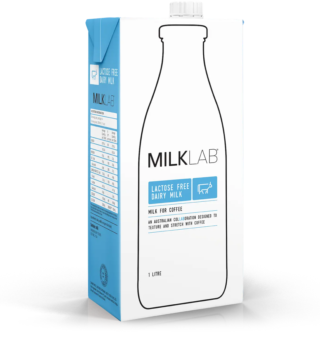 MilkLab Lactose Free Milk 1L Box of 12 – Yummy Direct