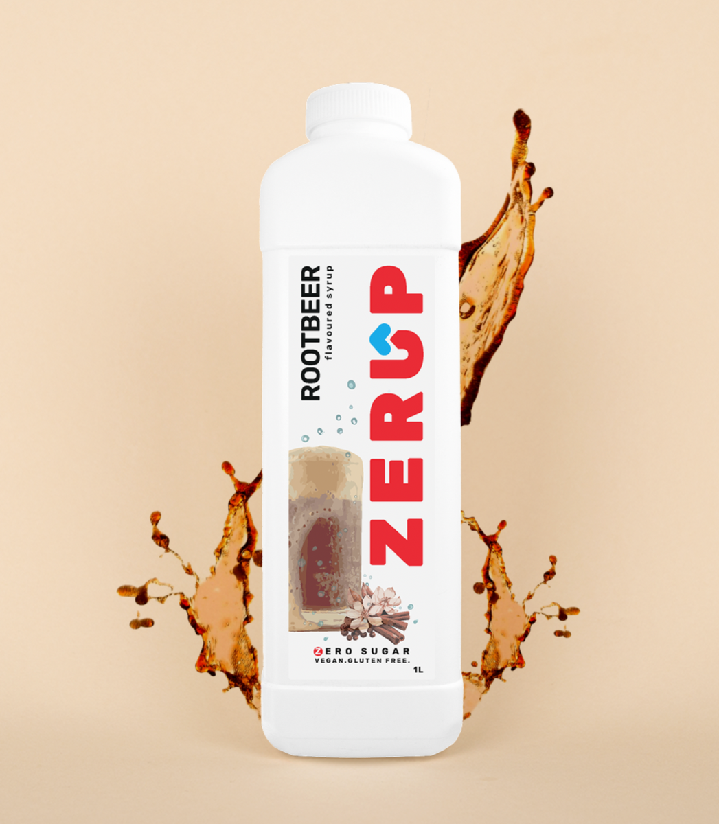 Zerup Sugar Free Root Beer / Sarsaparilla Syrup 1L – Yummy Direct