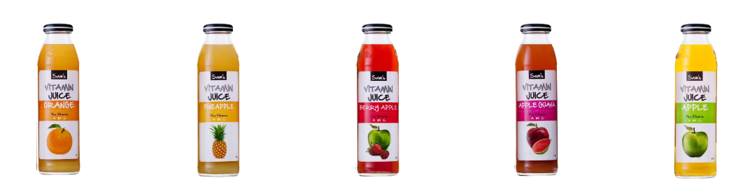 Sam's Juice Apple Vitamin Juice 375ml Box of 12 – Yummy Direct