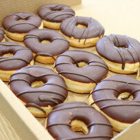 Big Lou's Donuts Choc Drizzle Donut – Yummy Direct